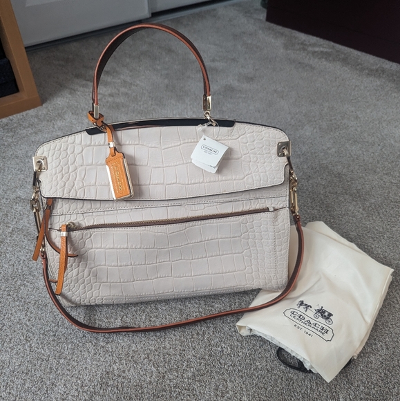 Coach | Bags | Nwt Coach Madison Pinnacle Satchel F3225 Limited Edition ...